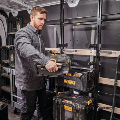 Dewalt Tough System 2.0 DS400 Stackable Toolbox Case 2x 1/2 Width Deep ...