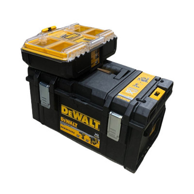 Dewalt Tough System DS300 Stackable Case Tool Box + 1/2 Width Deep ...