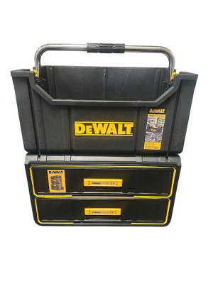 Dewalt Toughsystem 2.0 DS280 Tote Tool Box + 2 Deep Drawer Toolbox ...