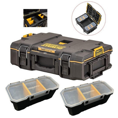 Dewalt Toughsystem 2.0 DS280 Tote Tool Box + Stackable Toolbox ...
