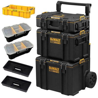 Dewalt Toughsystem 2 DS450 Mobile Tool Storage Trolley DS400 + DS166 ...