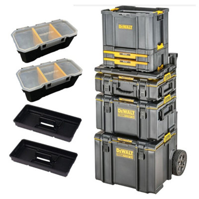 Dewalt Toughsystem 2 Rolling Tool Storage Box Trolley +Tstak Adaptor ...