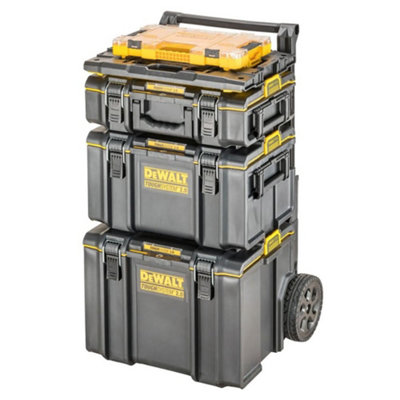 Dewalt Toughsystem 2 Rolling Tool Storage Box Trolley + Tstak Adaptor ...
