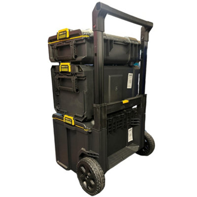 Dewalt Toughsystem Box DWST83295-1 Rolling Mobile Storage Box Trolley ...