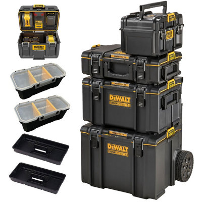 Dewalt Toughsystem Charger Box DS450 Rolling Mobile Tool Storage Box ...