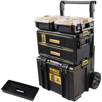 Dewalt Toughsystem DS450 Rolling Tool Storage Trolley + 2 Drawer + 2 ...