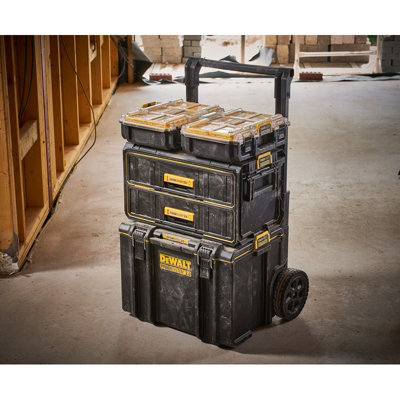 Dewalt Toughsystem DS450 Rolling Tool Storage Trolley + 2 Drawer + 2 ...