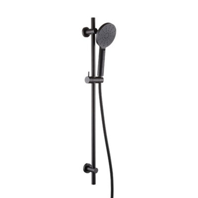 Dezine Matt Black Round Slide Rail Kit