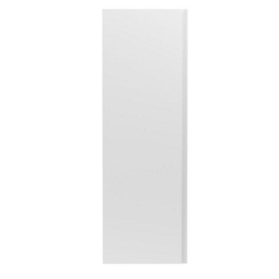 Dezine Yukon 400mm Satin White Tall Cupboard