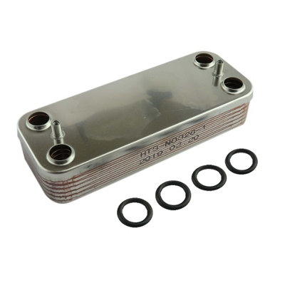 DHW 24-Plate Heat Exchanger with Seals (Vokera Linea) 8036