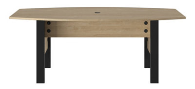 Diagone Blond Oak Meeting Table