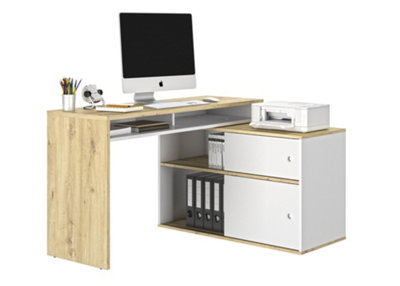 Modular white desk store