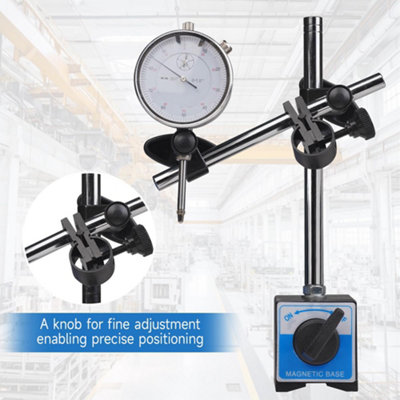 Dial Test Indicator DTI Gauge with Magnetic Base Stand Clock Gauge ...