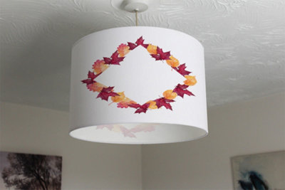 Diamond Autumn Reath (Ceiling & Lamp Shade) / 45cm x 26cm / Lamp Shade