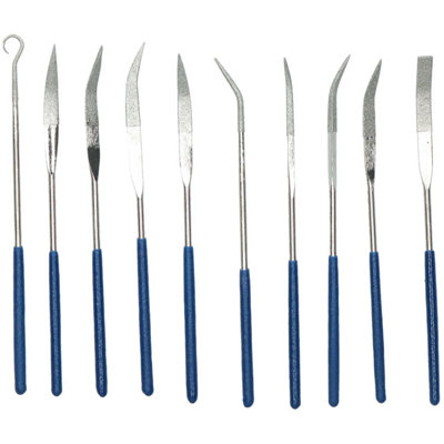 Diamond Coated Precision Riffler File Set Needle Files 10pc for ...