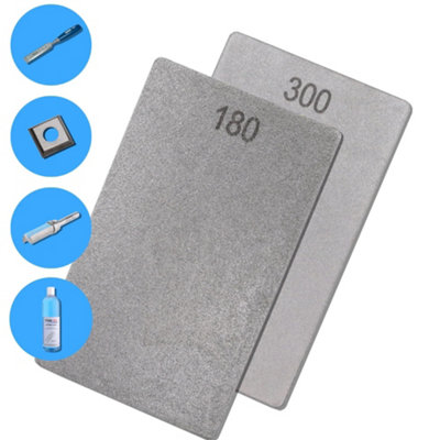Diamond Double-Sided Credit Card Stone 3" x 2" (85mm x 50mm) 300 & 180 ...
