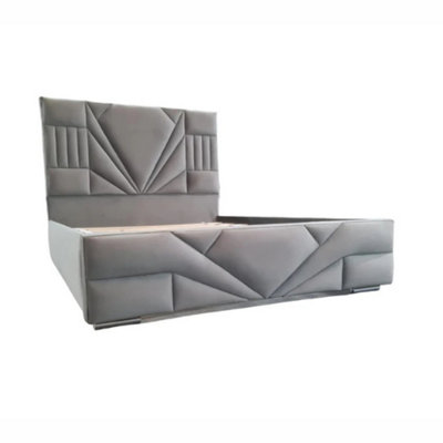 Diamond Panel Bed Single 3FT Luxurious Design with Chic Modern Elegance
