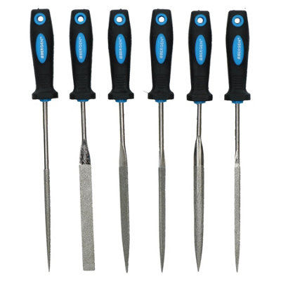 Diamond Precision Needle File 6pc Set Total Length 175mm Jewellers ...