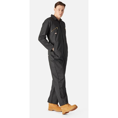 Dickies - Redhawk Coverall - Black - Coverall - XXL | DIY at B&Q
