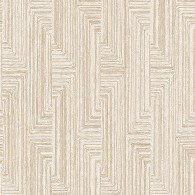 DID Retro String Motif Beige Wallpaper