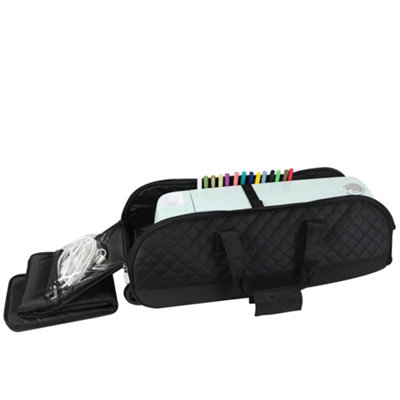 Diecut Machine Rolling Storage/carry case Black Quilted EVM12825-1