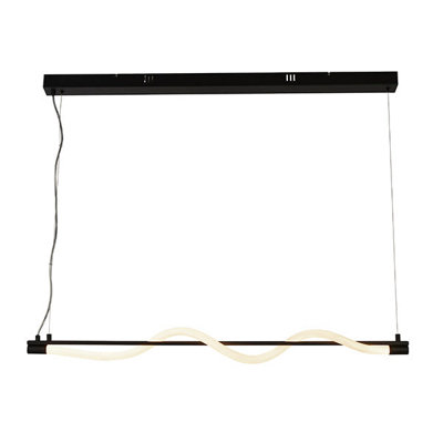 Diego LED Matte Black Ceiling Bar