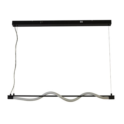 Diego LED Matte Black Ceiling Bar