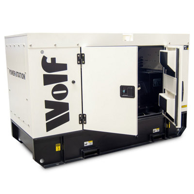 Diesel Generator Set Wolf Contractor 27.5kVA 22kW 415v 3 Phase Water ...