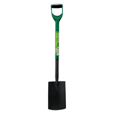 Digging Shovel Steel Border Spade Gardening Soil Pvc Solid Grip Handle Multi Purpose Hand Tool Ideal For Gardening Snow