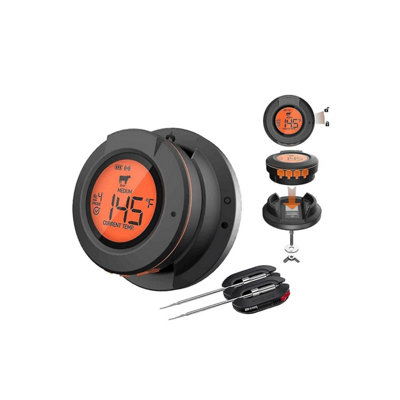 Digital Bluetooth Dome and Food Thermometer with 2 Probes, Expandable ...