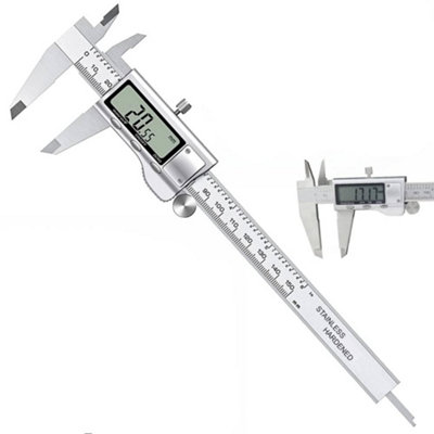 Digital Caliper, 150mm Vernier Calipers with Large LCD Screen Inch ...
