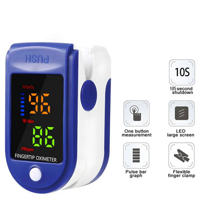Digital Infrared Forehead Thermometer and Pulse Oximeter
