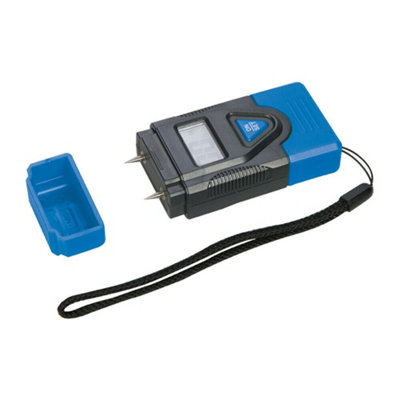 Digital LCD Moisture Meter Gauge Wood Plaster Brick Wall Damp Checker ...