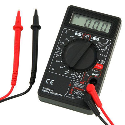 Digital Multimeter Electrical Tester Voltage Testing (CT1187) | DIY at B&Q