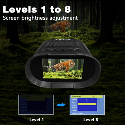 Digital Night Vision Binoculars with FHD 1080P IR Video Photo Camera ...