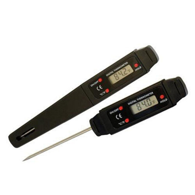 Digital Thermometer -50 to 125 degrees Celsius & Farenheit Temperature ...