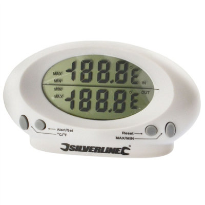 Digital Thermometer Indoor Outdoor Temperature Measuring Sil122 | DIY ...