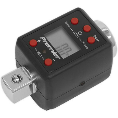 Digital Torque Adaptor - 3/4" Sq Drive - LCD Display - 200 to 1000 Nm Range | DIY at B&Q