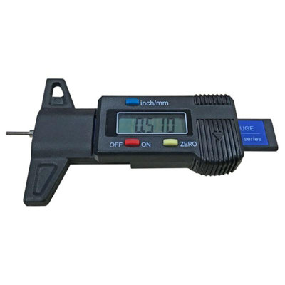 Digital Tyre Tread Depth Gauge Digital Display Check Tester (CE ...