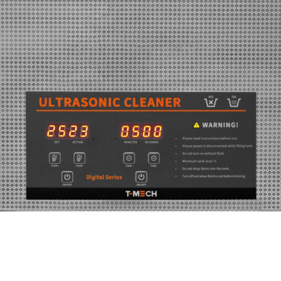 Digital Ultrasonic Cleaner 30L Steel Cleaning Tank