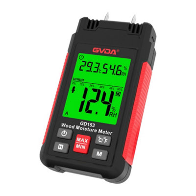 Digital Wood Moisture Meter - Accurate Timber & Concrete Moisture Meter