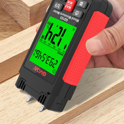 Digital Wood Moisture Meter - Accurate Timber & Concrete Moisture Meter