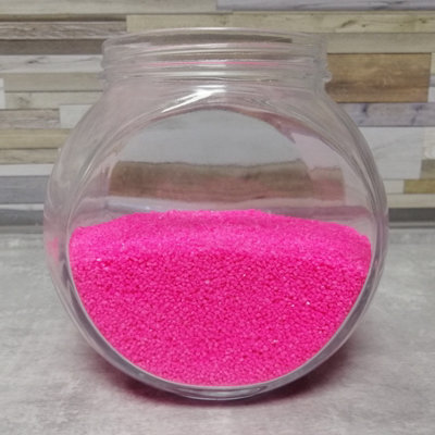 Dihl 1KG Pink Coloured Fluorescent Aquarium Gravel - 1mm to 2mm ...