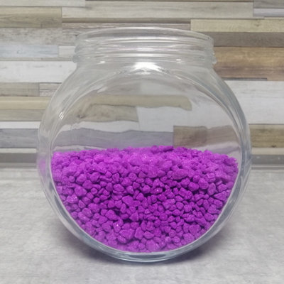 Dihl 1KG Violet Fluorescent Coloured Aquarium Gravel - 3mm to 8mm ...