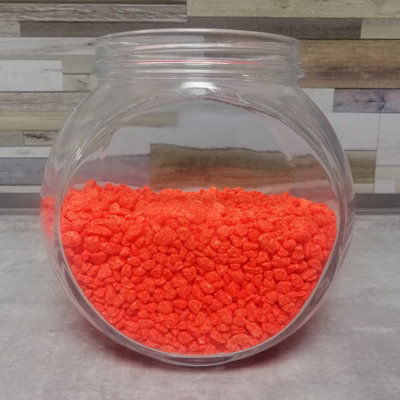 Dihl 20KG Orange Fluorescent Coloured Aquarium Gravel - 3mm to 8mm ...
