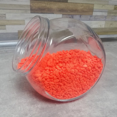 Dihl 20KG Orange Fluorescent Coloured Aquarium Gravel - 3mm to 8mm ...