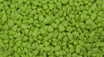 Dihl 2KG Green Fluorescent Coloured Aquarium Gravel - 3mm to 8mm ...