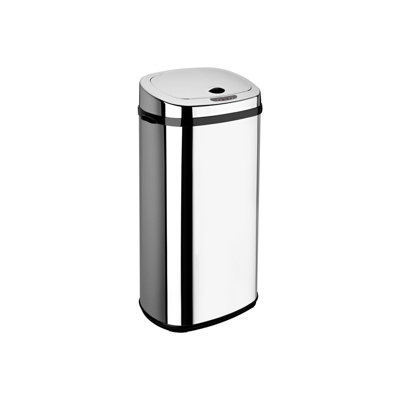 Dihl 42L Chrome with Chrome Lid Stainless Steel Touchless Hands-free ...