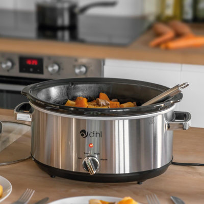 Dihl 6.5 Litre Family Sized Large Capacity Slow Cooker