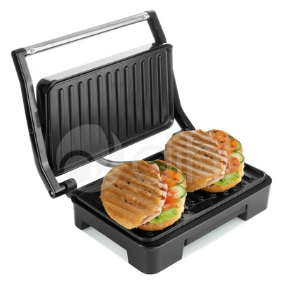 Dihl - Double Sandwich Toastie Maker Press Panini Grill Machine 850W